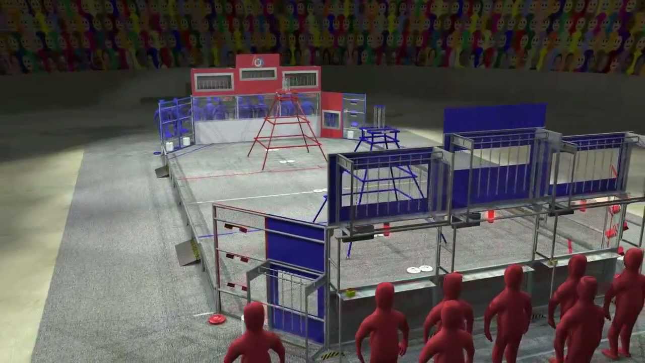 FIRST Robotics 2013 Ultimate Ascent Game Animation - YouTube