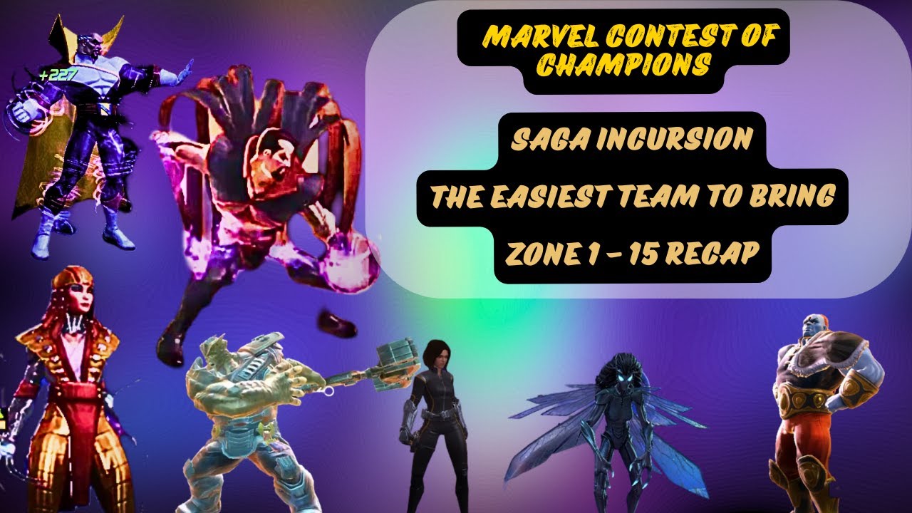 Marvel Contests Of Champions. Saga Incursion Recap. Best team to bring ...
