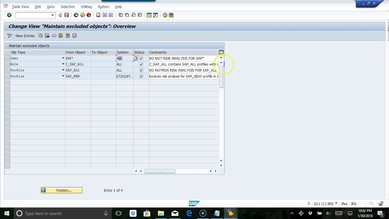 SAP GRC 10 Interview Question- Excluding Objects from Risk Analysis ...