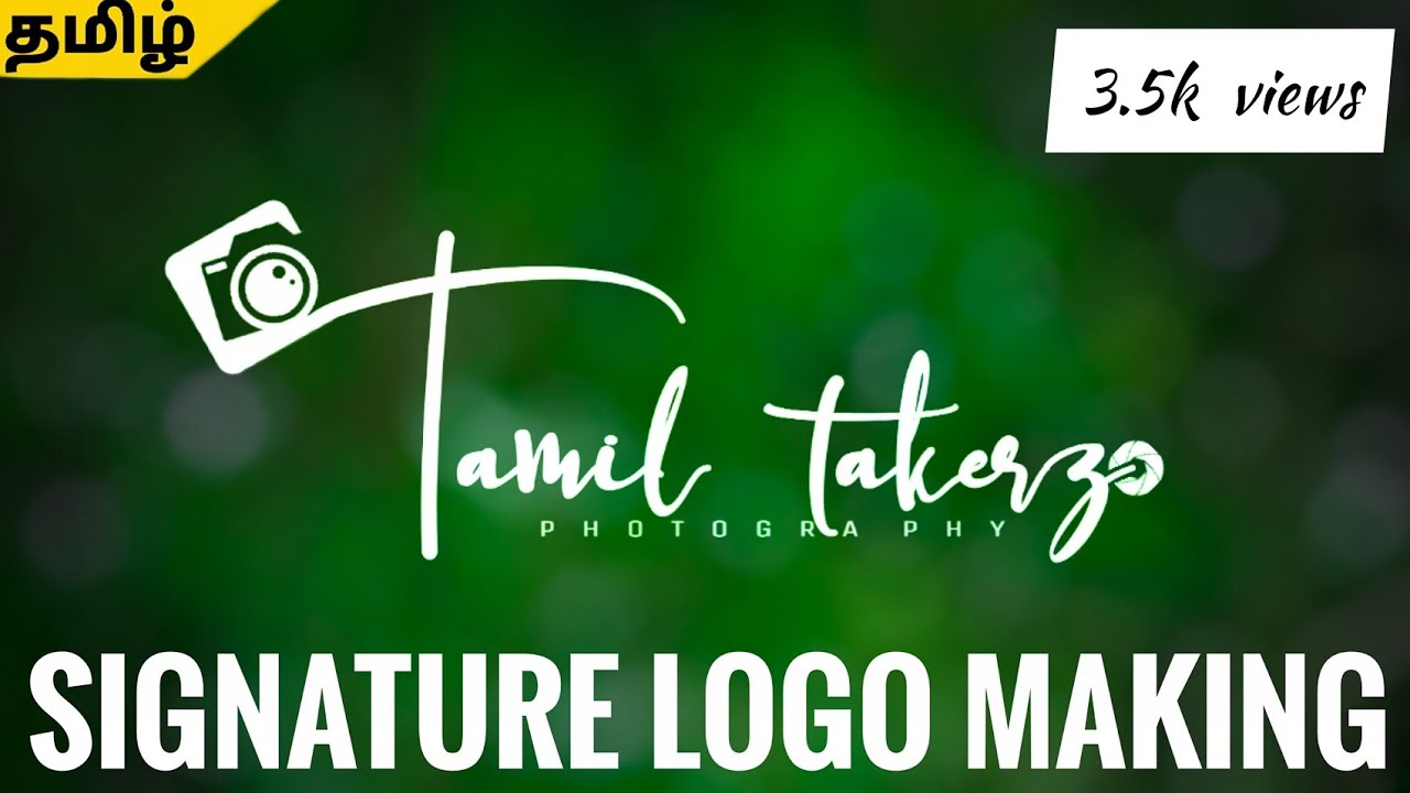 Signature logo making tamil | pics art editing | tamil mobile ...