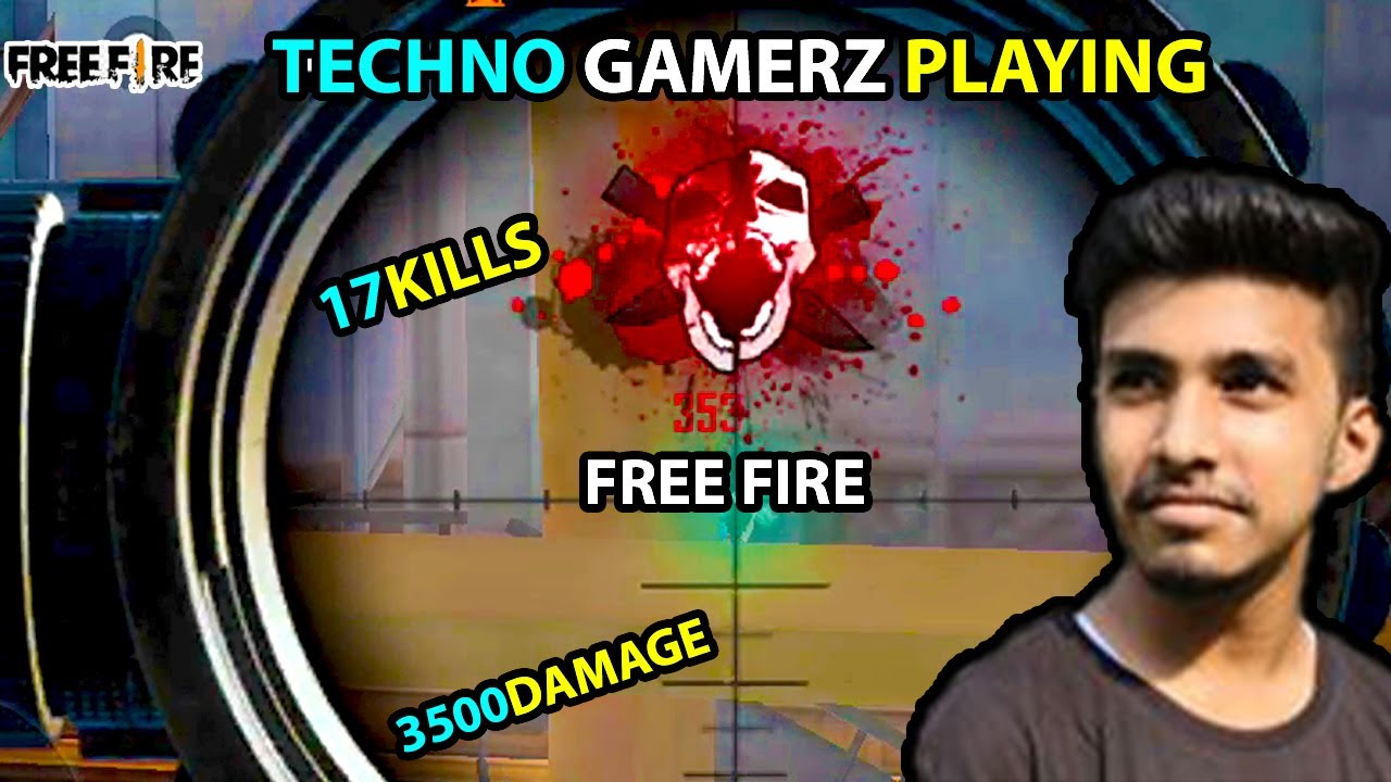 Techno Gamerz Playing Free Fire - YouTube