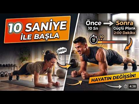 10 Saniye ile Başla! Plank Yapamıyorum Diyenler İçin 💪