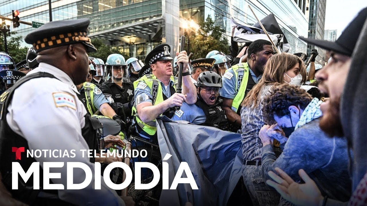 Caos entre manifestantes y policías cerca del consulado de Israel en ...