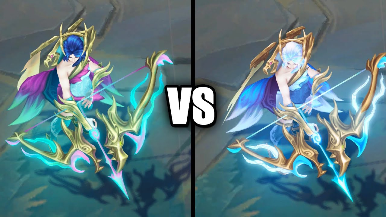 Fae Dragon Ashe vs Paragon Chroma Comparison (League of Legends) - YouTube