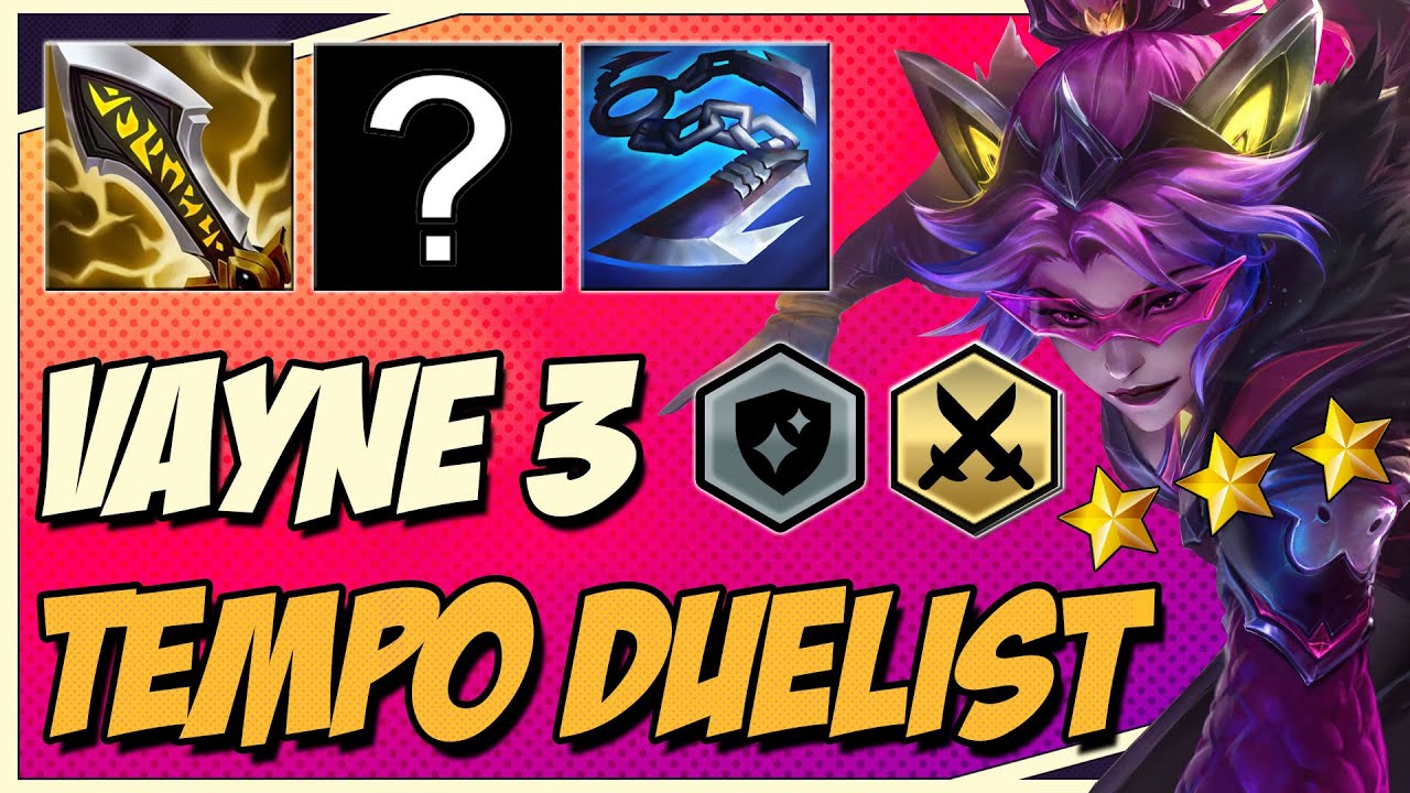 ⭐⭐⭐ Vayne 3 Estrellas Con Duelistas Tempo Composición Meta Tft Set 8