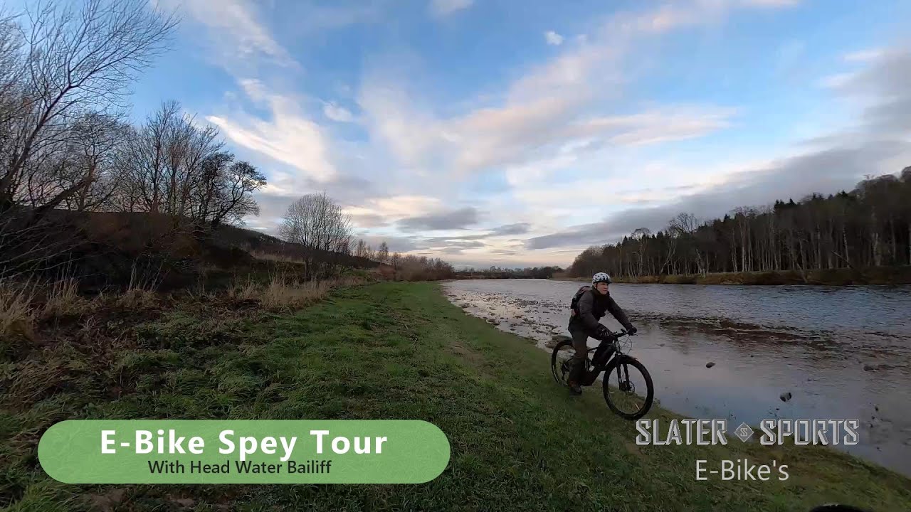 River Spey E-Bike up to Boat o. Brig with water Bailiff - YouTube