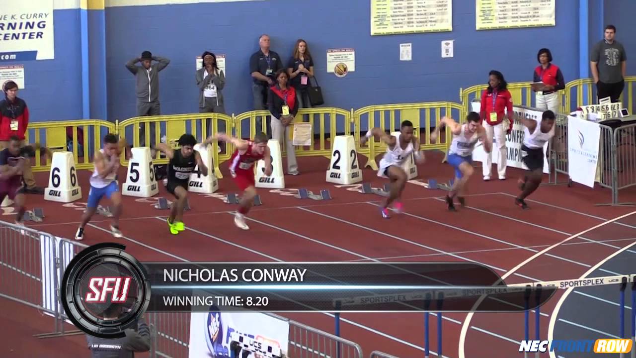 2015 NEC ITF Championships - Men's 60-Meter Hurdles Champion Nicholas ...
