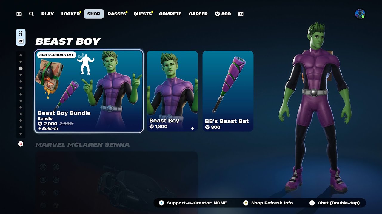 FORTNITE BUYING BEAST BOY BUNDLE - YouTube
