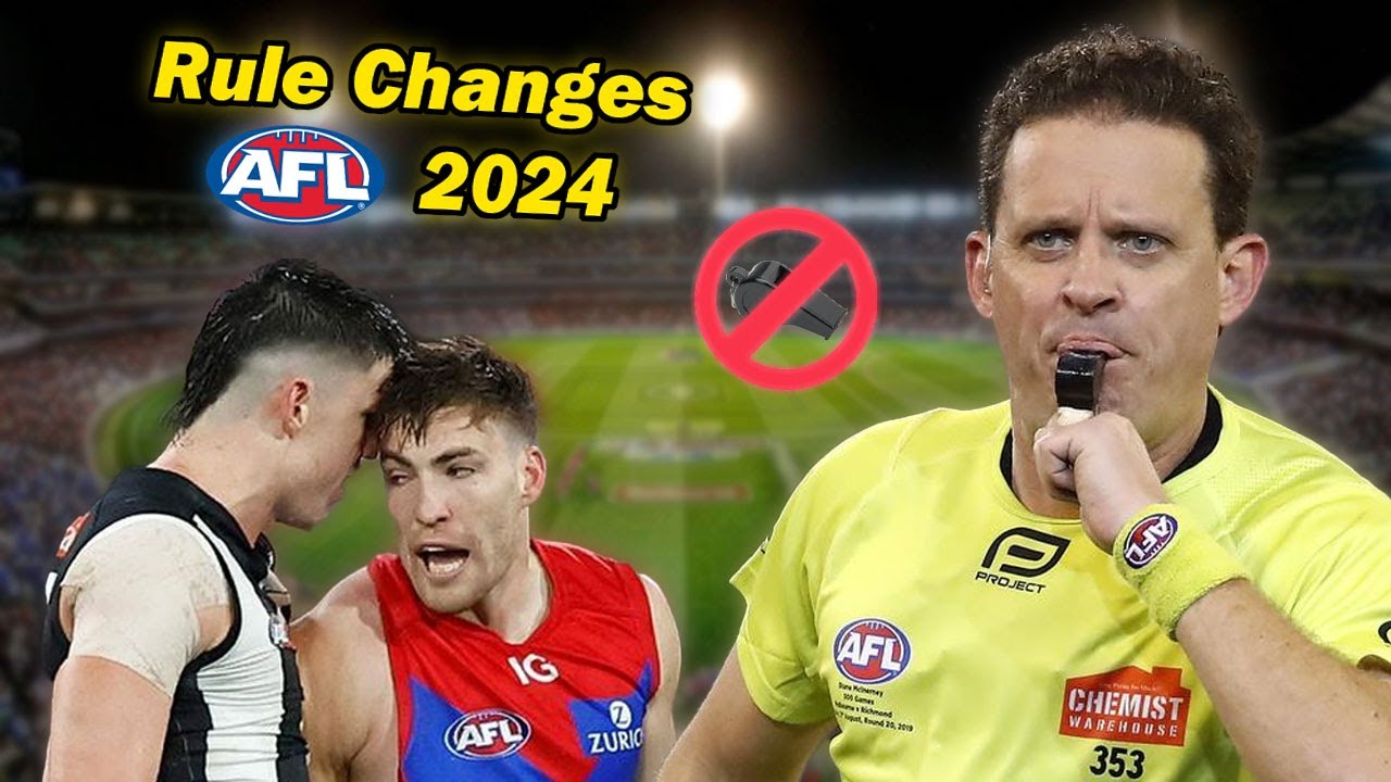 All The Rule Changes For The AFL In 2024 (My Thoughts) - YouTube