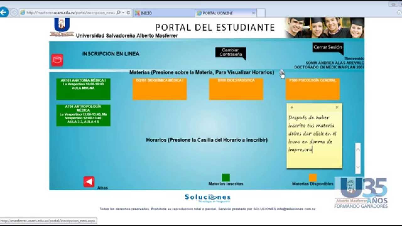 Video USAM Inscripción en linea - YouTube