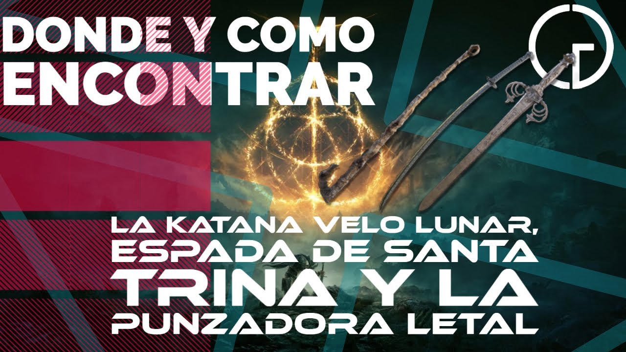 Elden Ring - Donde y Como Encontrar la Katana Velo lunar, Espada de ...