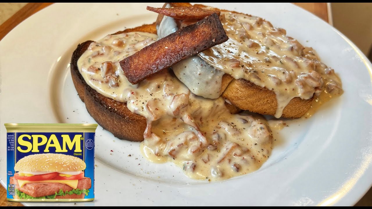 Spam Gravy on Texas Toast - YouTube