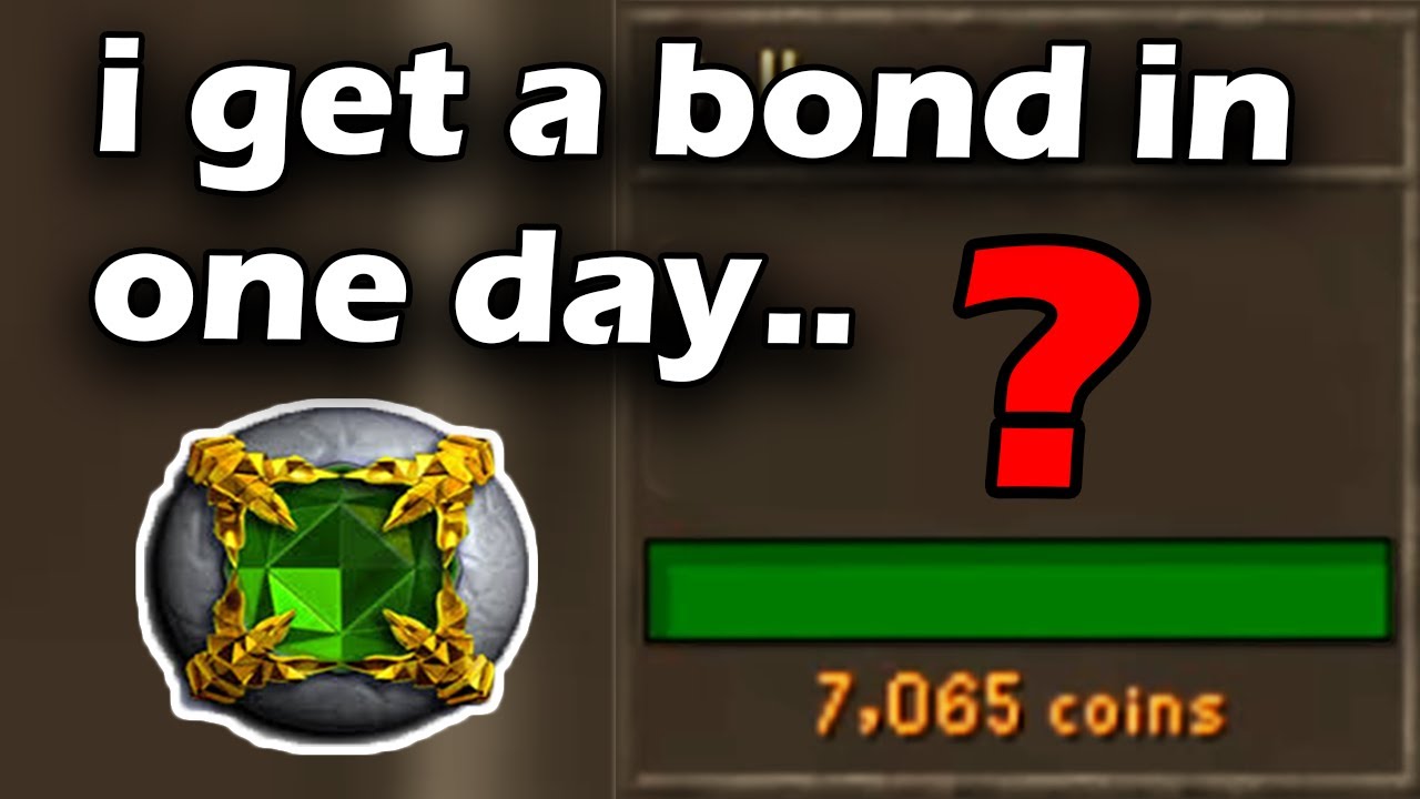 Maintain a Bond in OSRS EASY MODE! - YouTube