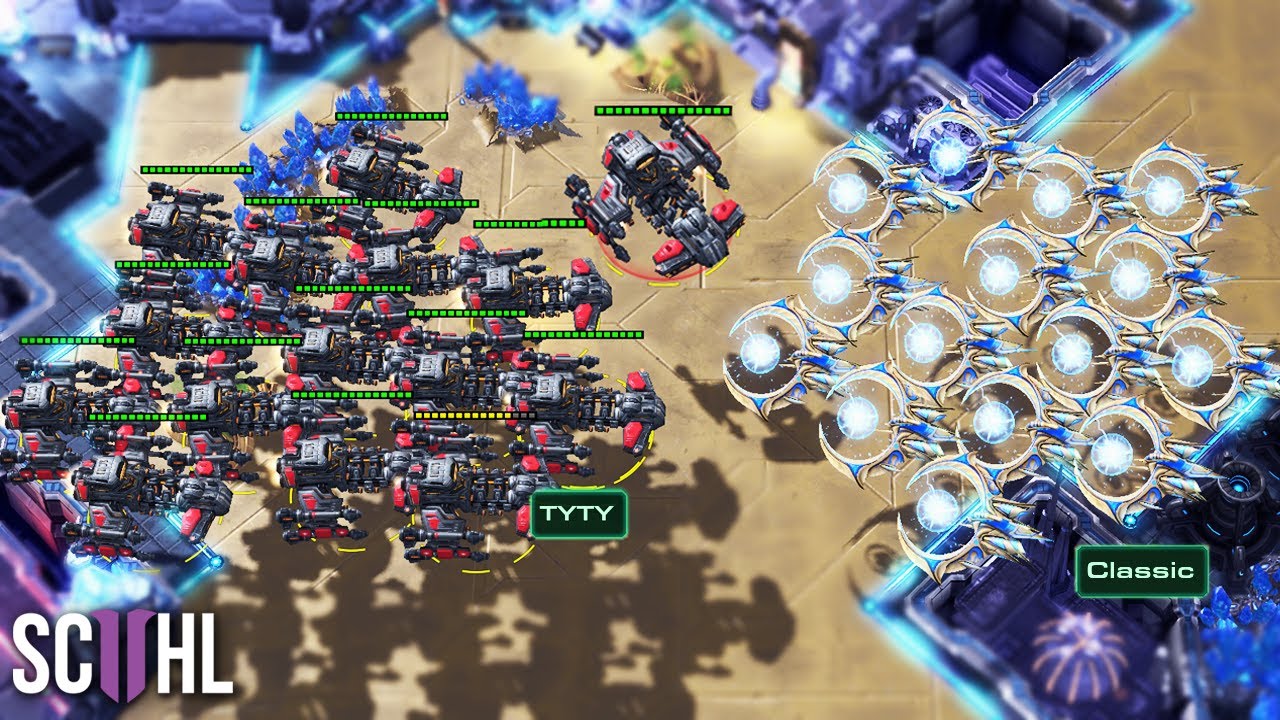 MASS BATTLECRUISERS vs. MASS TEMPEST - Starcraft 2: Classic vs. TY ...