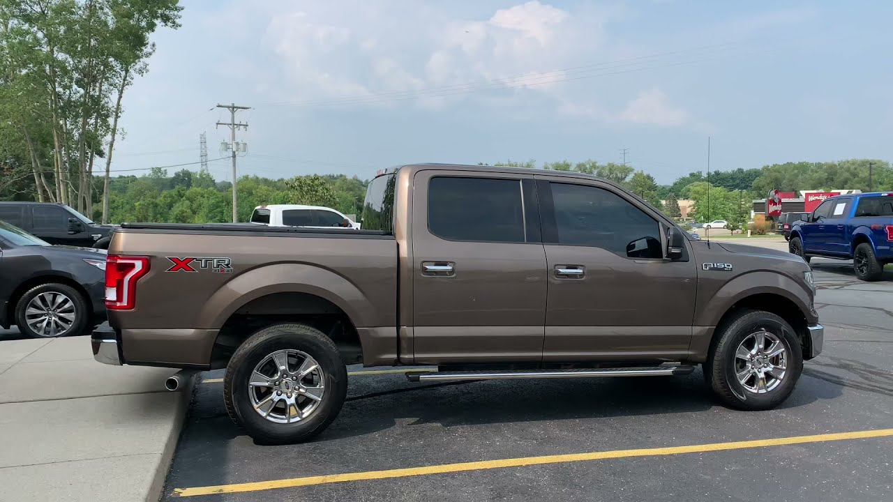 2016 Brown Ford F150 SuperCrew 5.0 with Center Console - YouTube