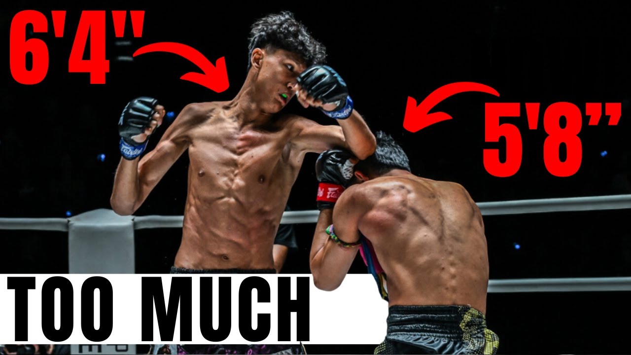 Muay Thai Champ Can't Overcome 8 Inch Height Difference | What He Did ...