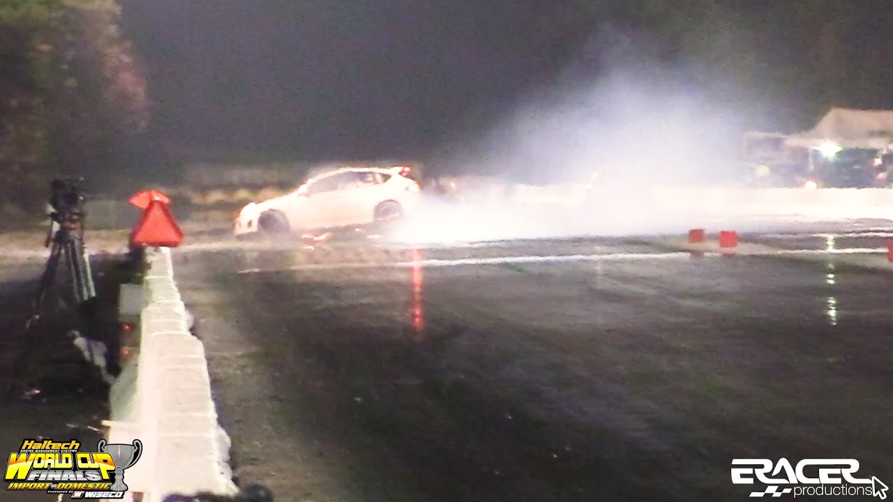 Subaru WRX BIG CRASH and roll over at World Cup Finals Import vs ...