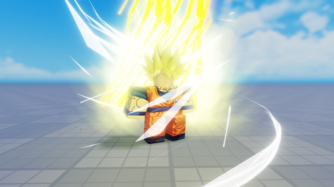 Improved Goku SSJ Transformation [Roblox Moon Animator] - YouTube