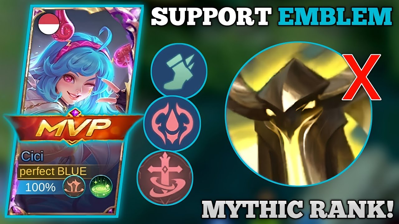 CICI WITH SUPPORT EMBLEM VS. URANUS! | CICI BEST BUILD AND EMBLEM -MLBB ...
