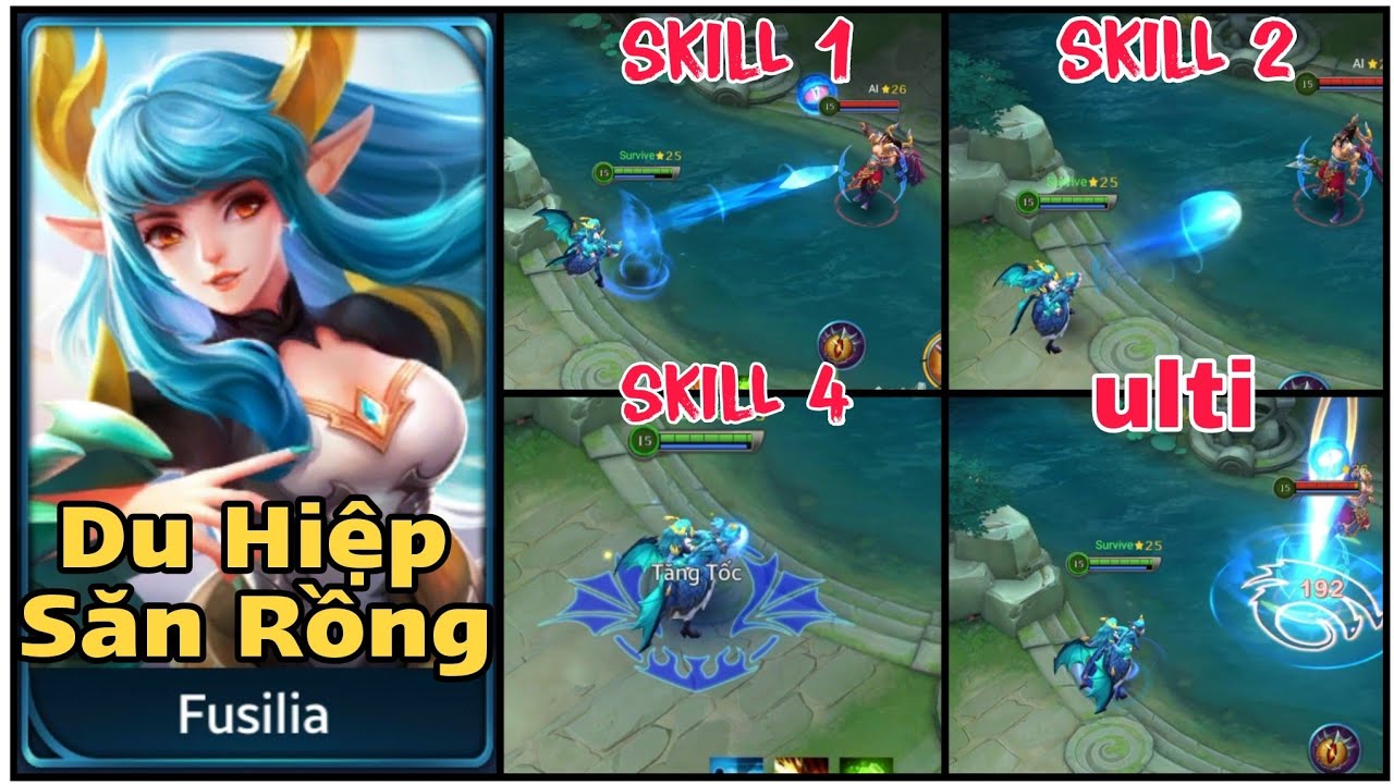 Test skin Fusilia Du Hiệp Săn Rồng - YouTube