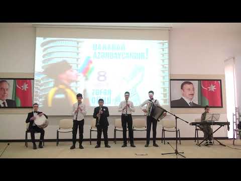 Zəfər konserti - Əsgər marşı - Quba şəhər Uşaq Musiqi Məktəbinin şagirdləri