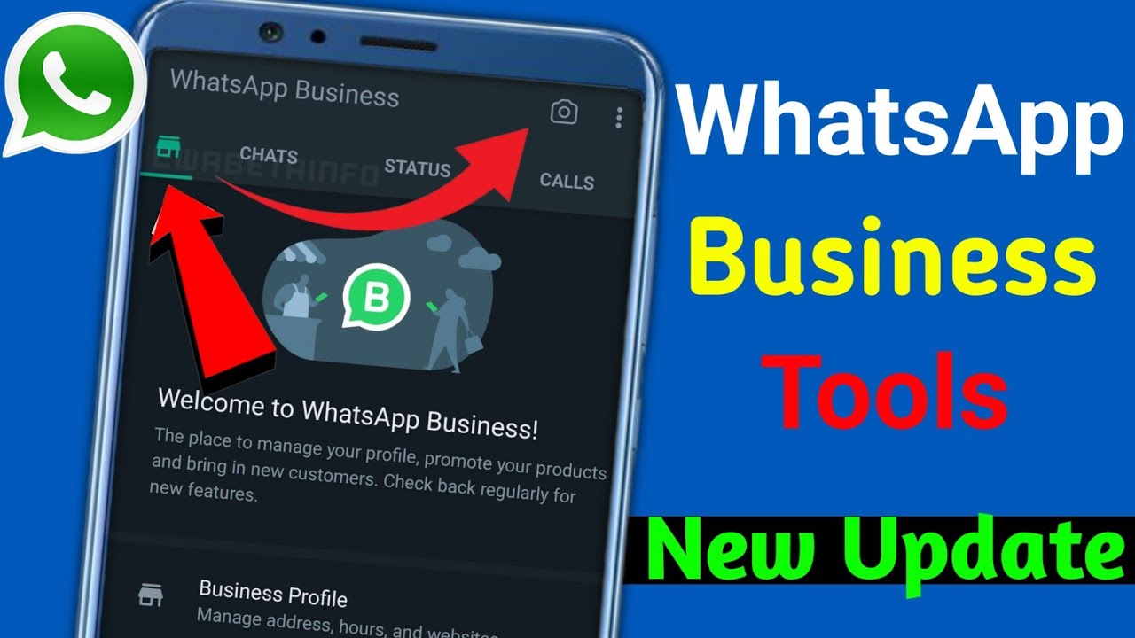WhatsApp Business Shortcut Tools Tab Update | WhatsApp New Update 2022 ...