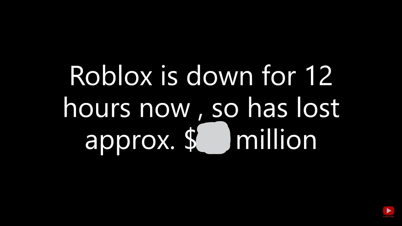 Roblox lost so much money!!!! - YouTube