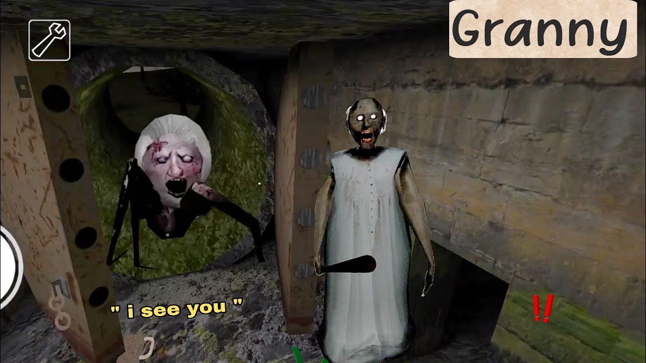 Granny Fastest Spider Escape 😨 Must watch - YouTube