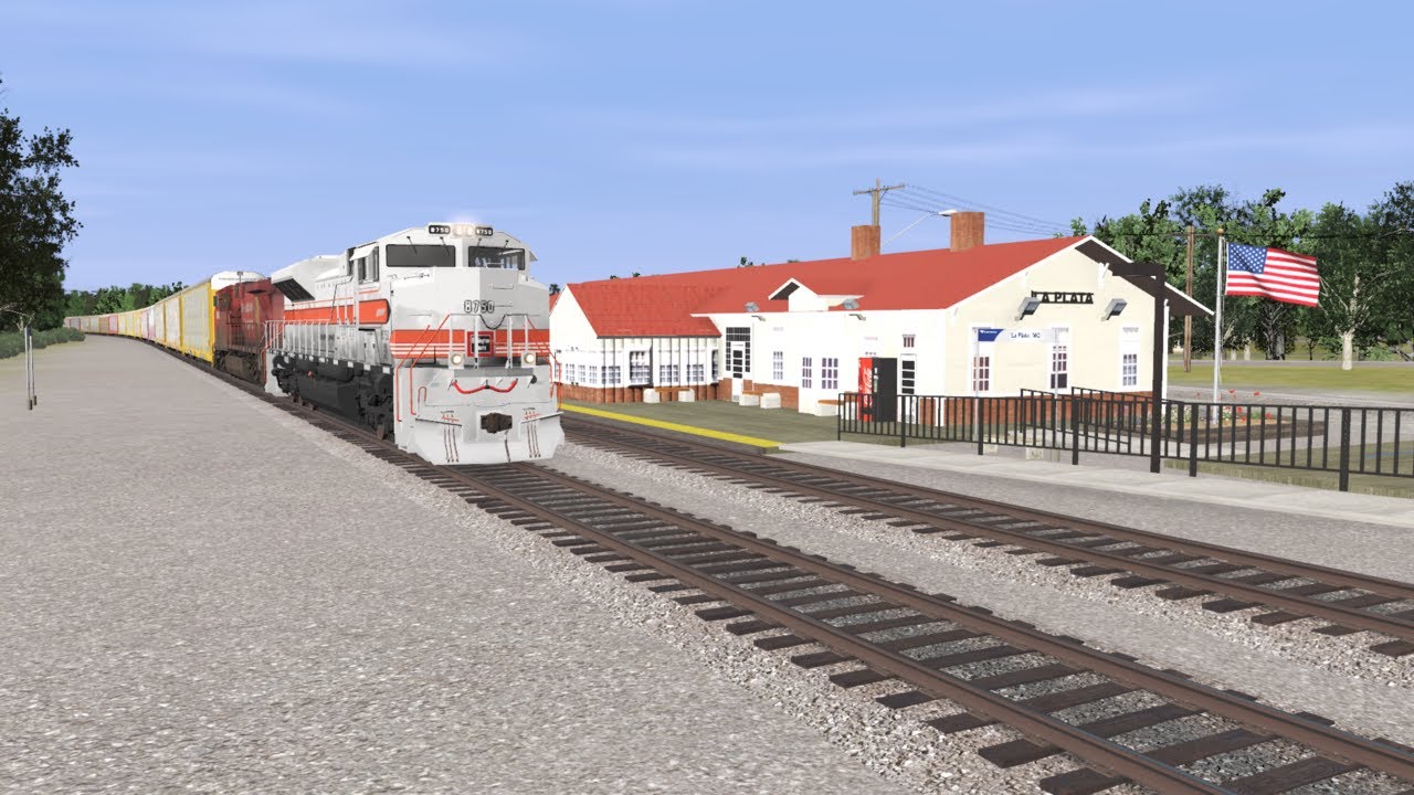 Trainz 2022: Heritage Unit Madness at La Plata, MO - YouTube