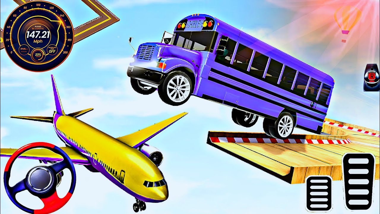 Impossible Bus Stunt 3D Driving - Mega Ramp Bus Racing Driving ...