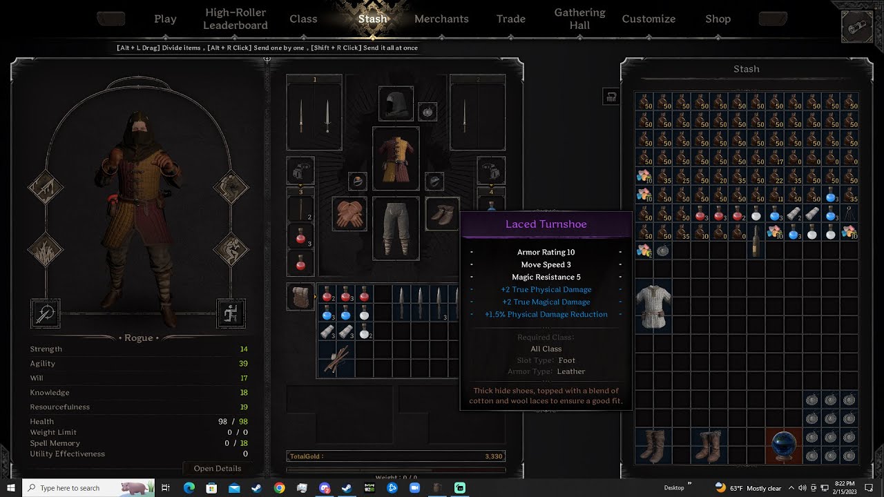 Dark and Darker ROGUE LEVEL 20 - YouTube