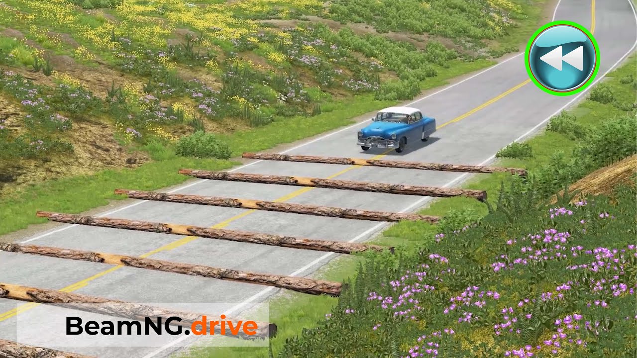 Reverse Cars vs 100 Fallen Trees Crashes#11_BeamNG.drive - YouTube