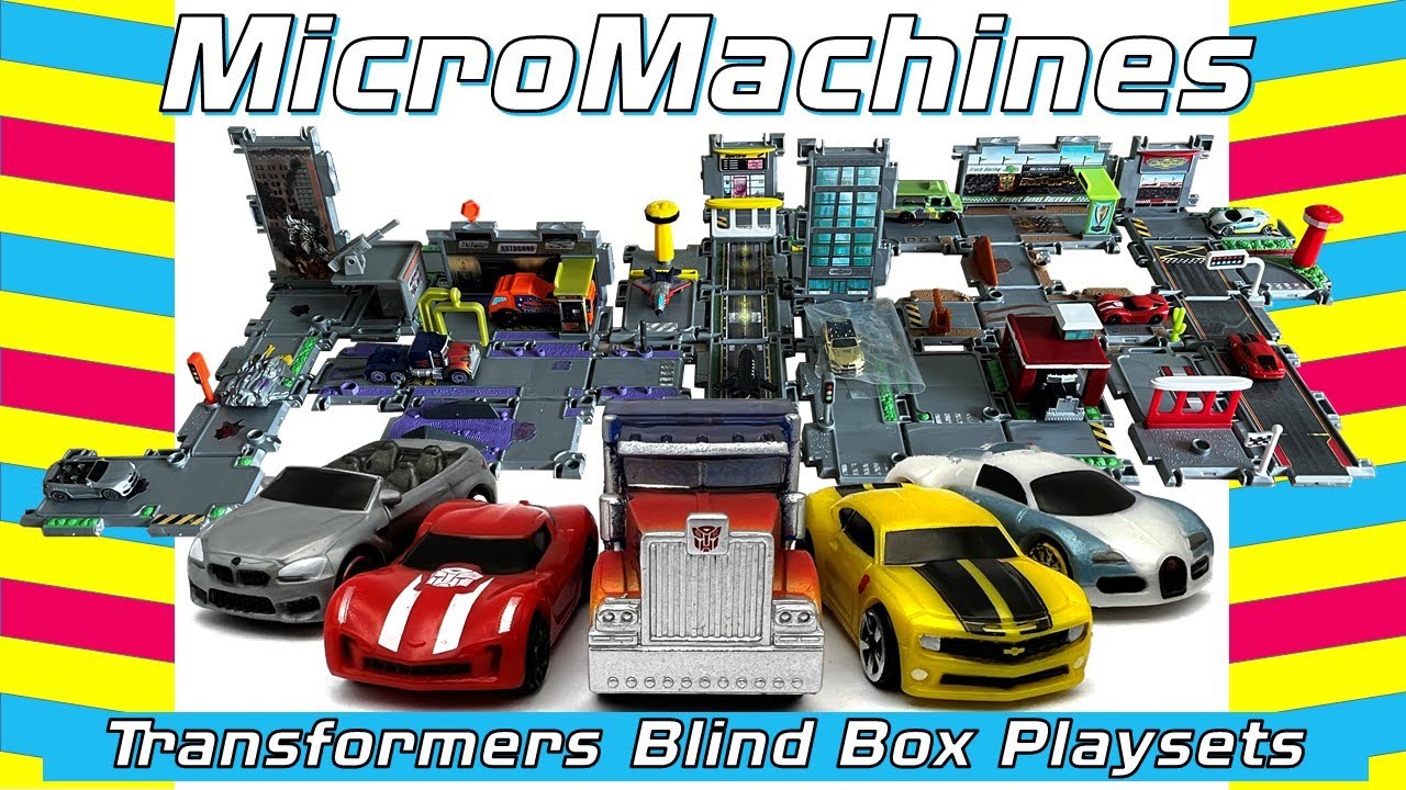 Micro Machines Transformers and vehicle Mystery Playsets Camaro BMW ...