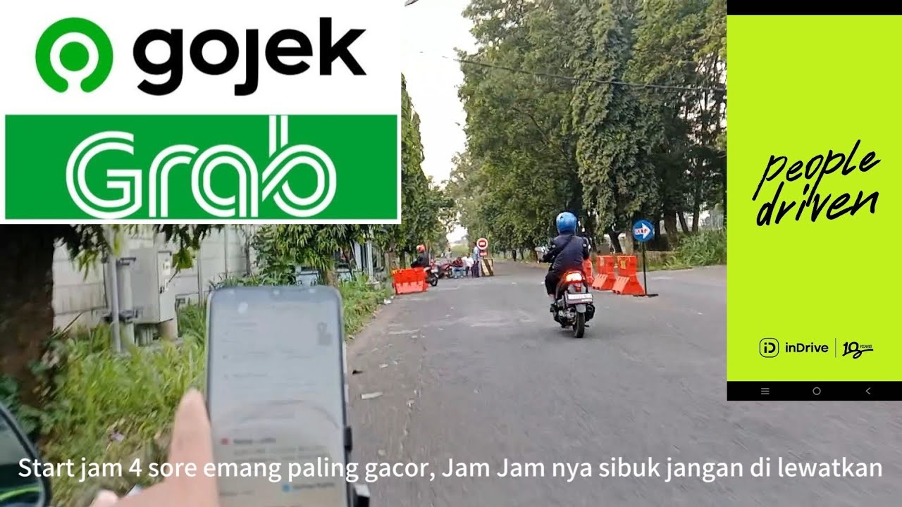 Start di Jam pulang kerja jam 16:00 , Orderan langsung masuk engga usah ...