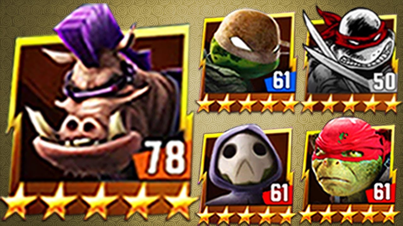 TMNT Legends Bebop, Mikey Vision Quest, Raph Movie, Donnie VQ, Leo ...