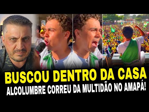 SENTIU! Nikolas Ferreira foi buscar Davi Alcolumbre dentro de sua casa no Amapá com uma multidão