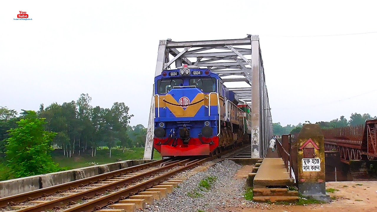 Panchagarh's King Drutojan Express Train leading by 6604 EMD Diesel ...