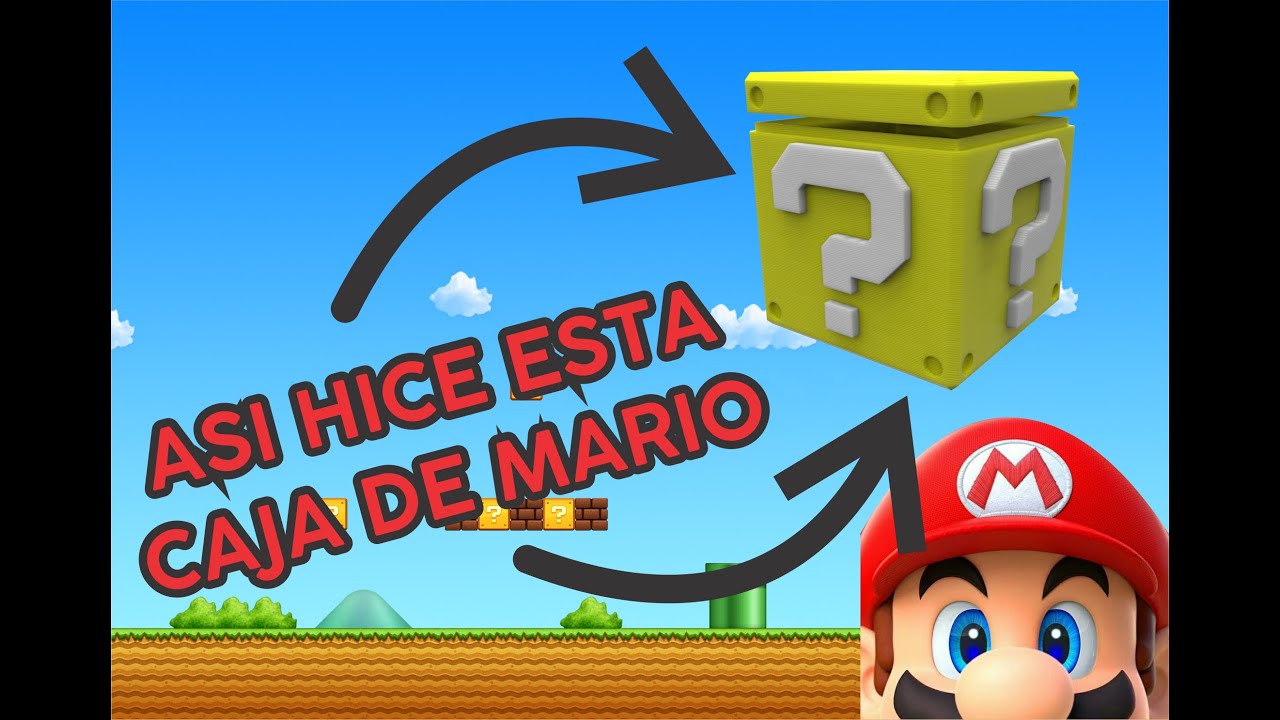 TE ENSEÑO COMO HACER UNA CAJA DE MARIO PARA IMPRIMIR EN 3D | Con ...