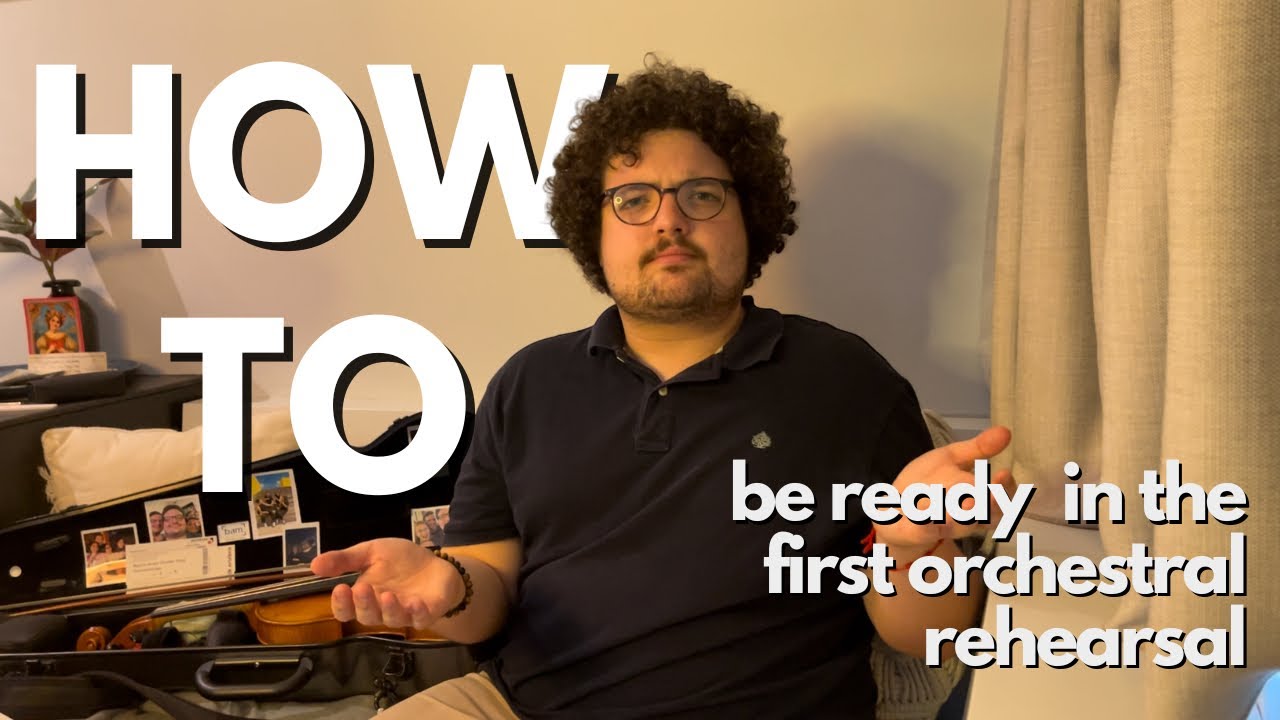 How to be ready in the First Rehearsal?! Strategies to practice ...