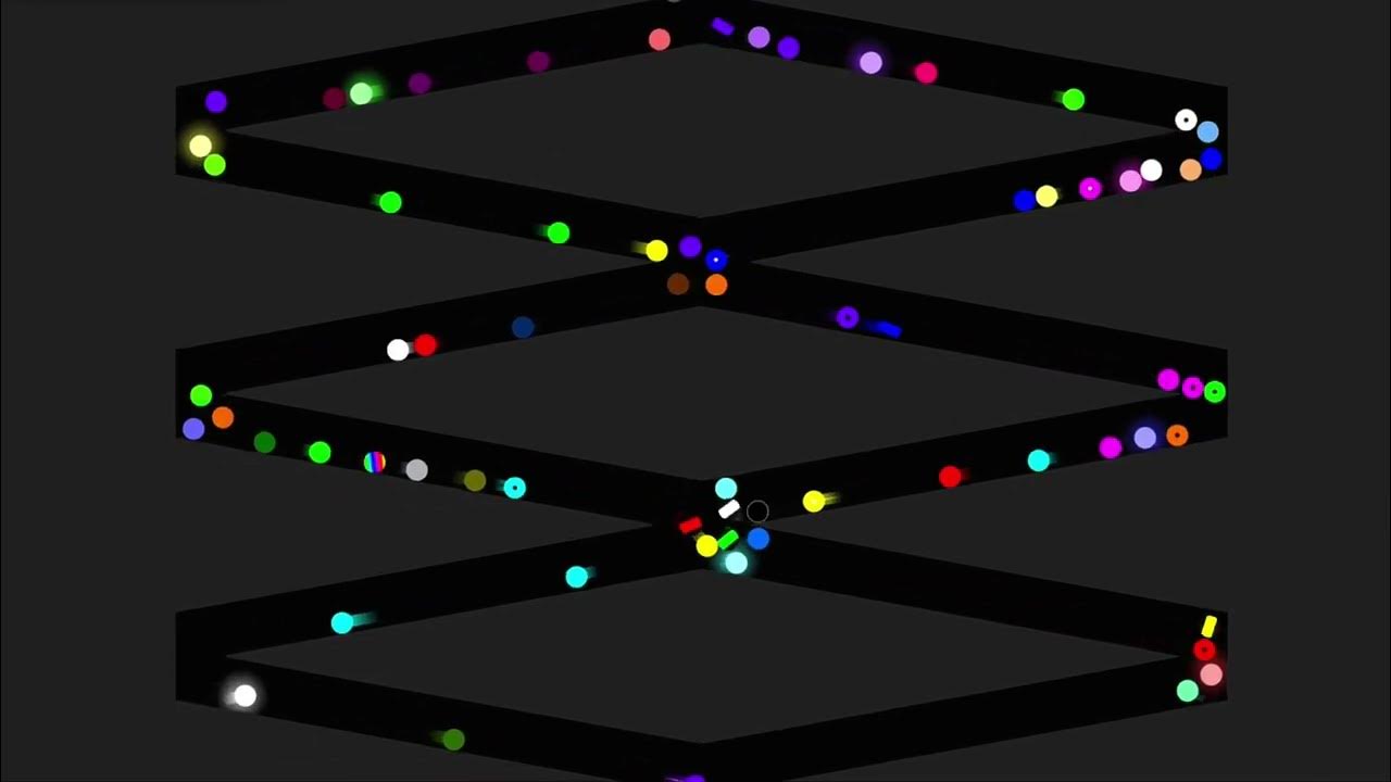 100 Marbles Run Race ASRM in Algodoo - YouTube