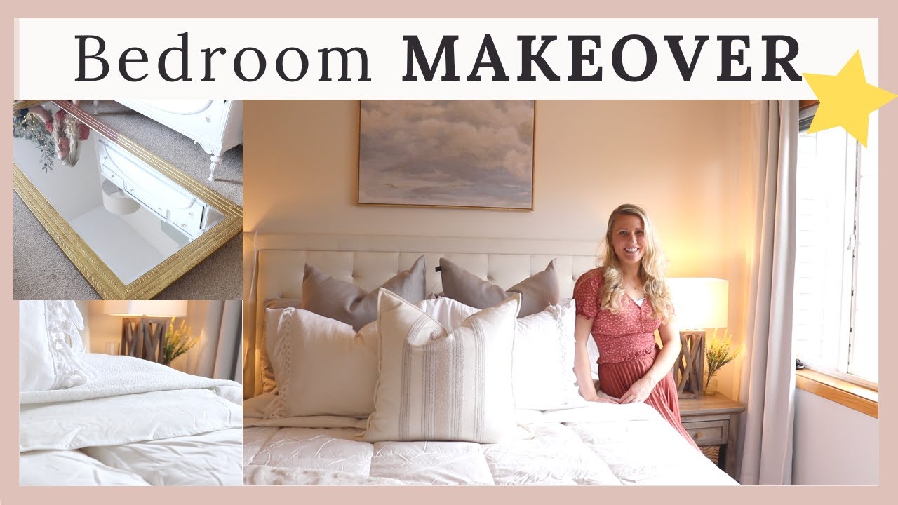 BEDROOM MAKEOVER | BEDROOM DECORATING IDEAS | DIY DECOR UPGRADES - YouTube