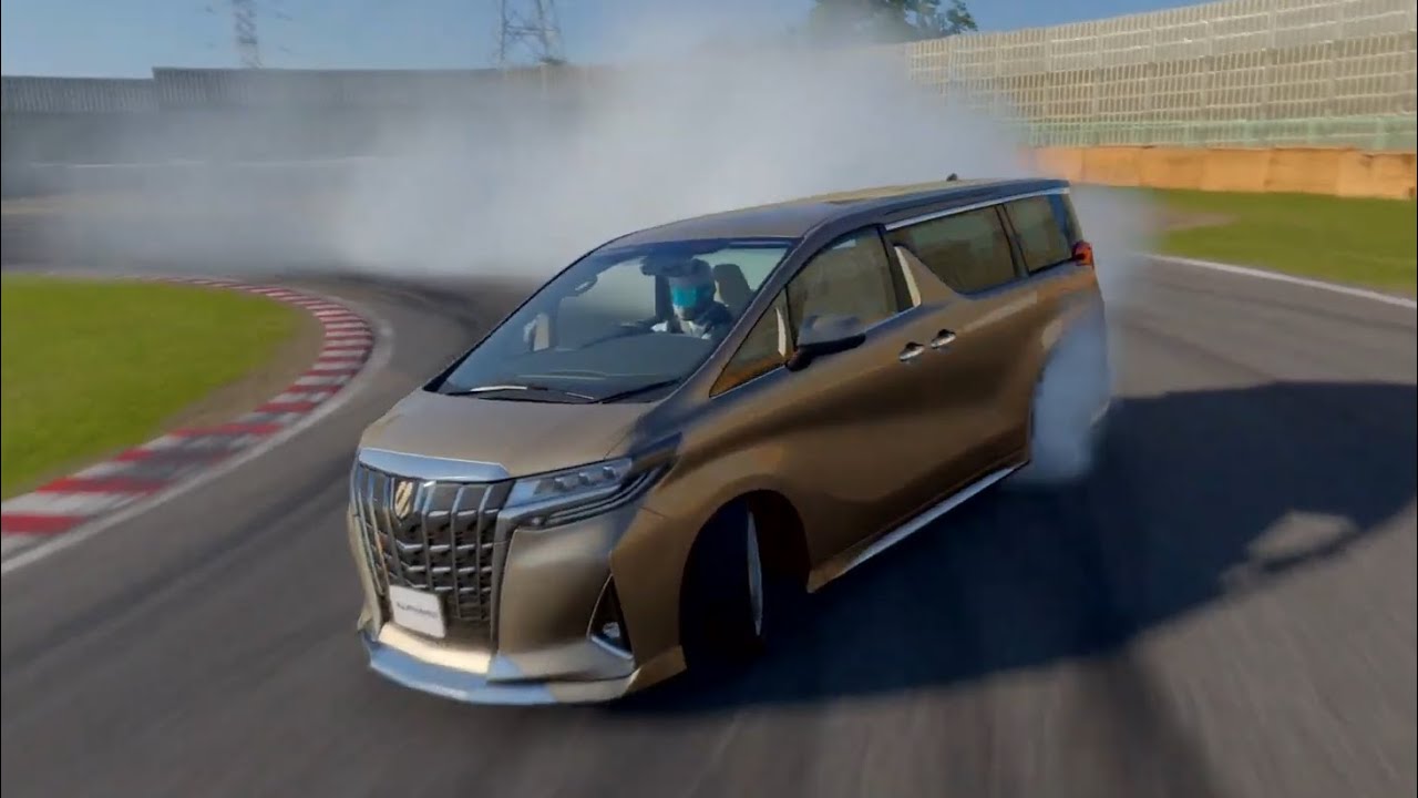 GT7 Tsukuba Surfing : Alphard Drifting Show 筑波衝浪 - YouTube