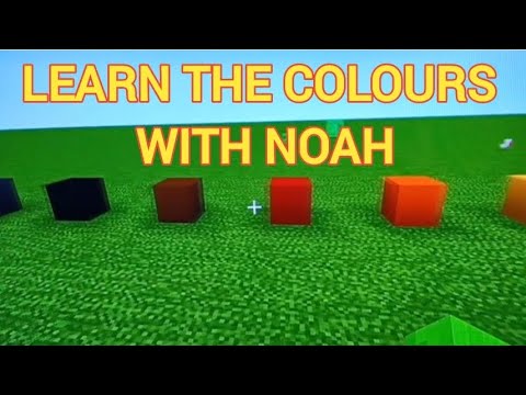 Learn the colours with Noah, Minecraft Number blocks - YouTube