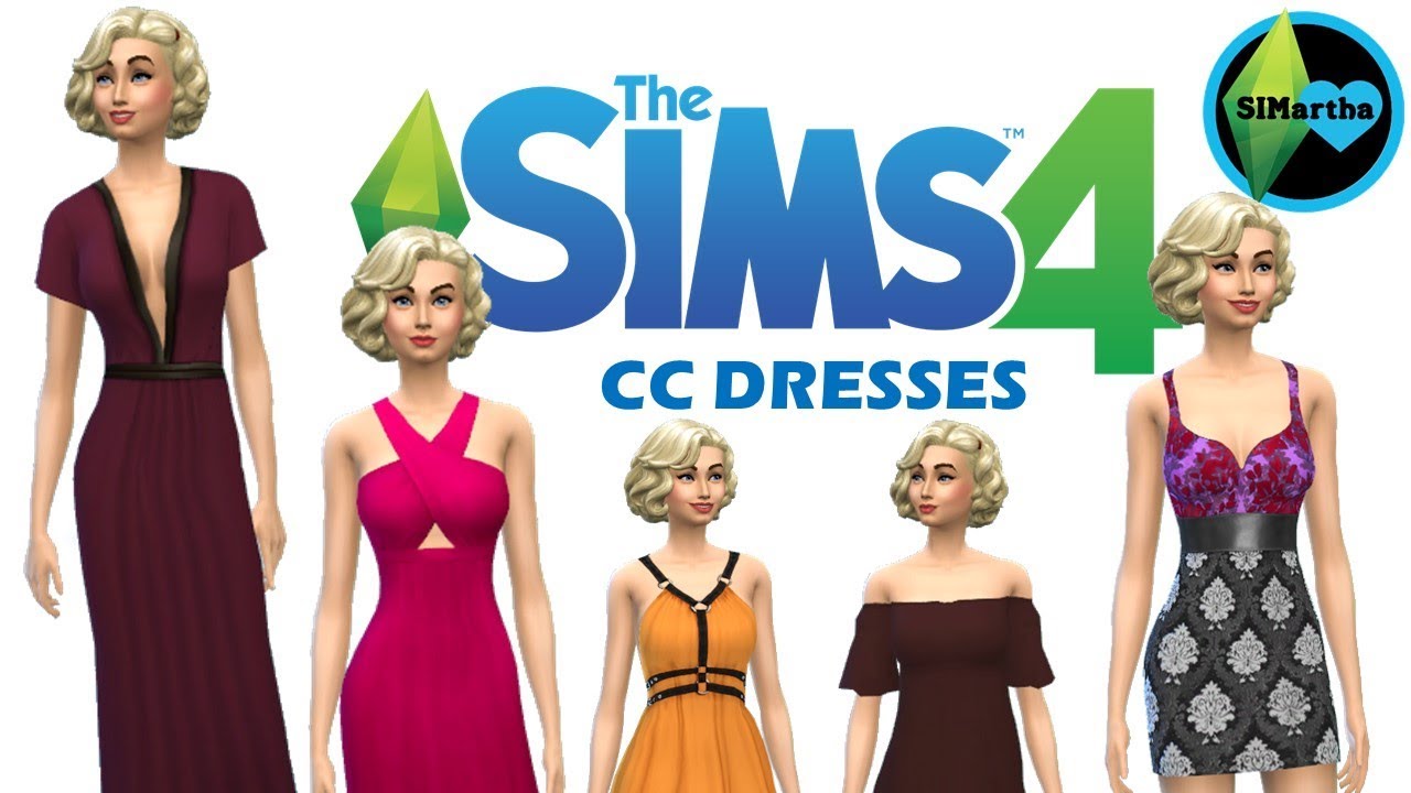The Sims 4 | CC Showcase | Dresses #5 | + CC links - YouTube