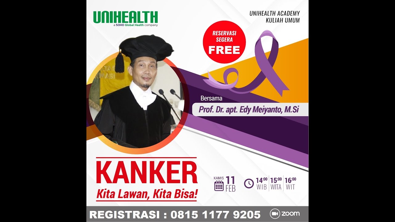 KANKER Kita lawan,Kita bisa! Bersama Prof. Dr. Apt. Edy Meiyanto, M.Si ...