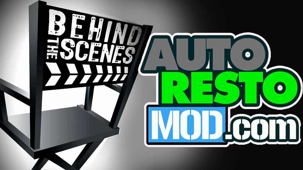 Behind the Scenes, YouTube Filming with AutoRestoMod - YouTube