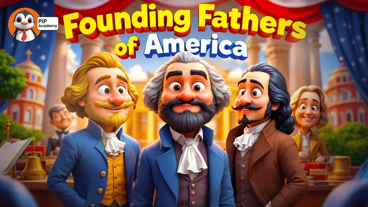 Meet America's Founding Fathers | Fun History for Kids - YouTube