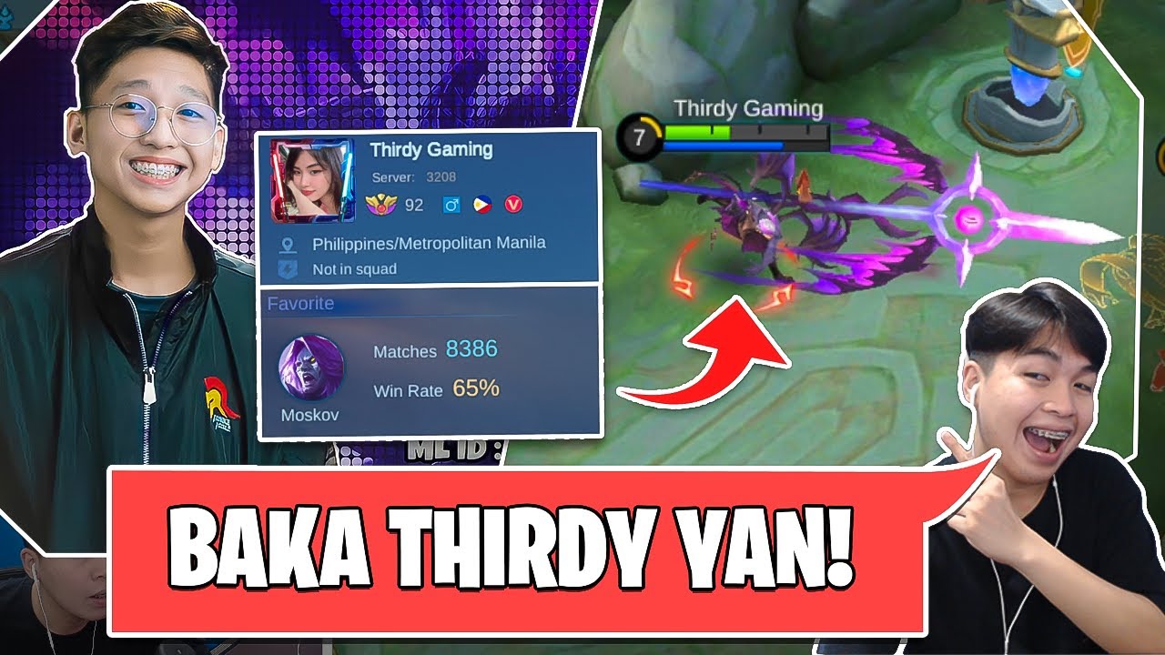 PINANUOD KO SI THIRDY GAMING MAG Mozkov Sa MOBILE LEGENDS VS TOP GLOBAL FANNY! - YouTube