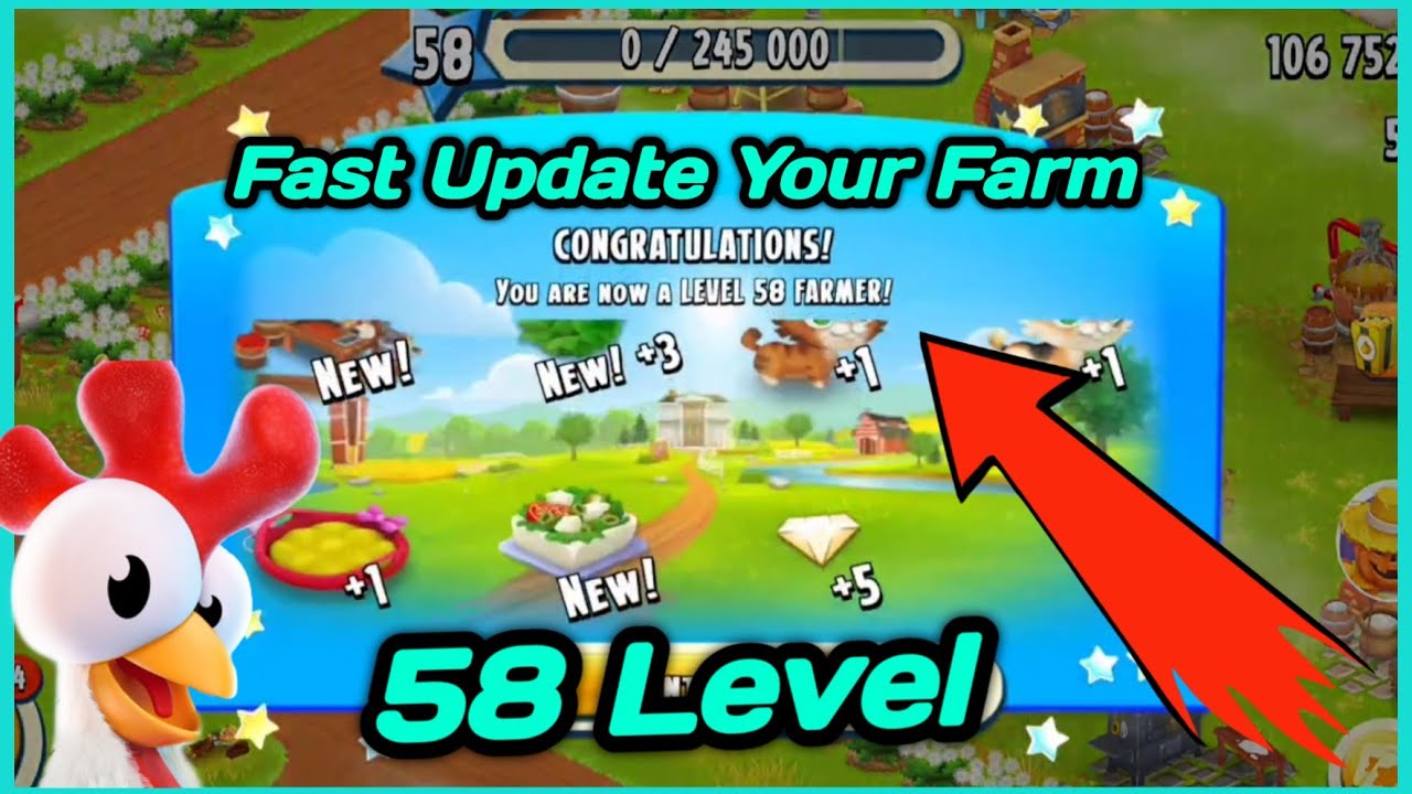 Hay day Gameplay 58 level & Winter Update hay day 2021 - YouTube