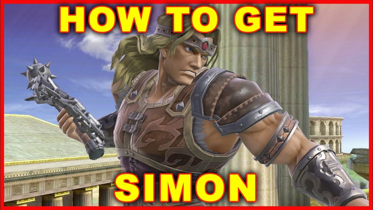 Super Smash Bros Ultimate: How to Unlock Simon - YouTube